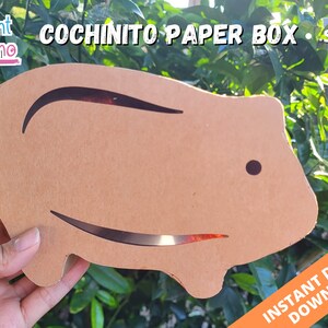 Cochinito Box SVG, Latino Paper Crafts, Fiesta Mexicana, Strawberry Box ...