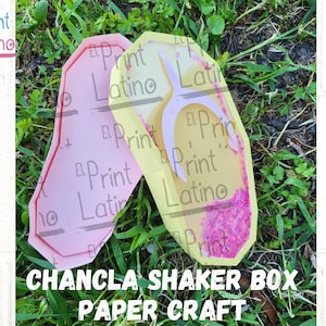Chancla Shaker Paper SVG, Latino Paper Crafts, Chancla, Strawberry Box ...
