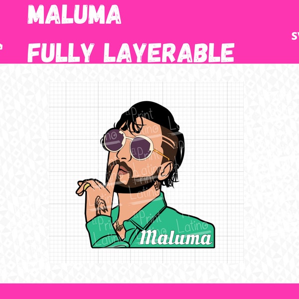Maluma Svg - Etsy