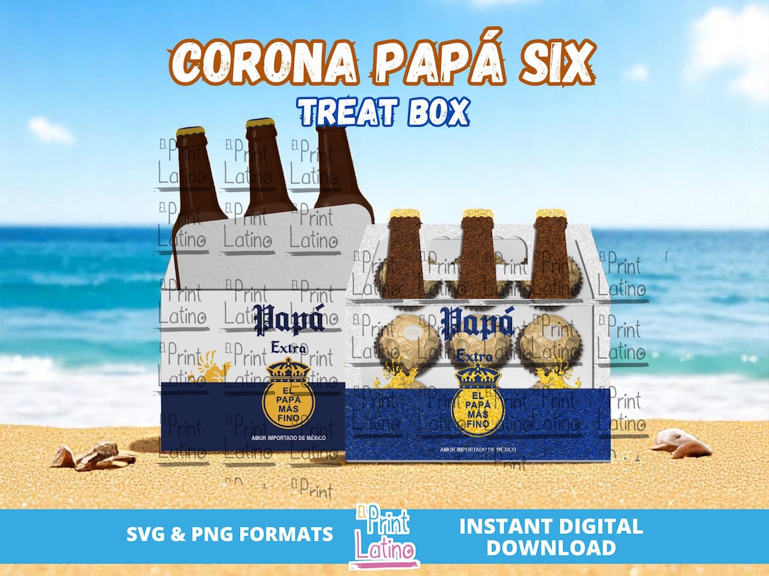 Father's Day Beer Box, Corona Beer, Día Del Padre, Beer Pack Box, Caja ...