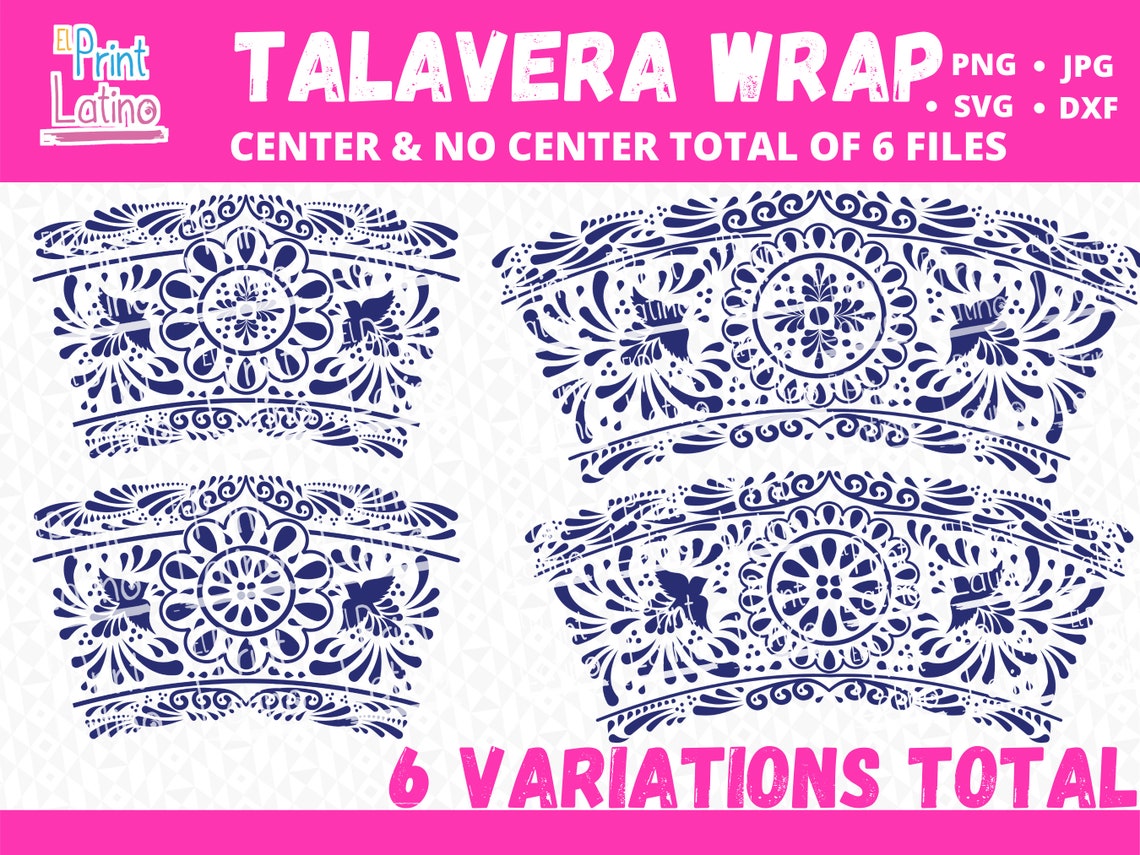 Talavera Inspired Mama & Mini Wrap Bundle 6 Variations in 1 - Etsy