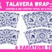 Talavera Inspired Mama & Mini Wrap Bundle 6 Variations in 1 Bundle - Etsy