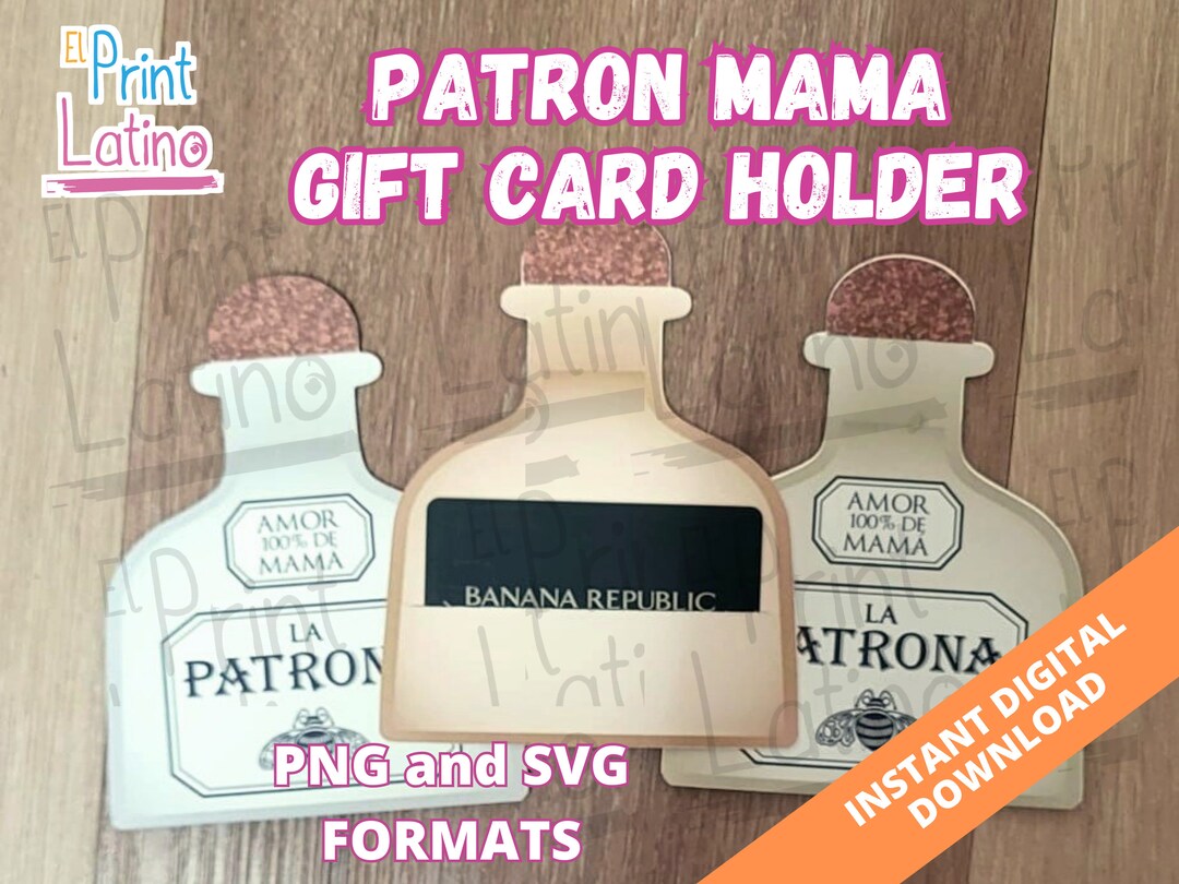 Patrona, Gift Card Holder Bundle, Latino Paper Crafts, Mexican Mothers ...