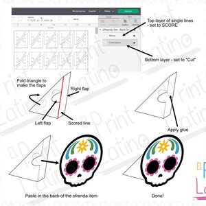 Ofrenda Popup With Ofrenda Cutouts, Dia De Muertos Popup Card, Day of ...