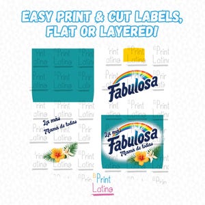 Mama Fabulosa Box Paper SVG, Latino Paper Crafts, Strawberry Box, Rose ...