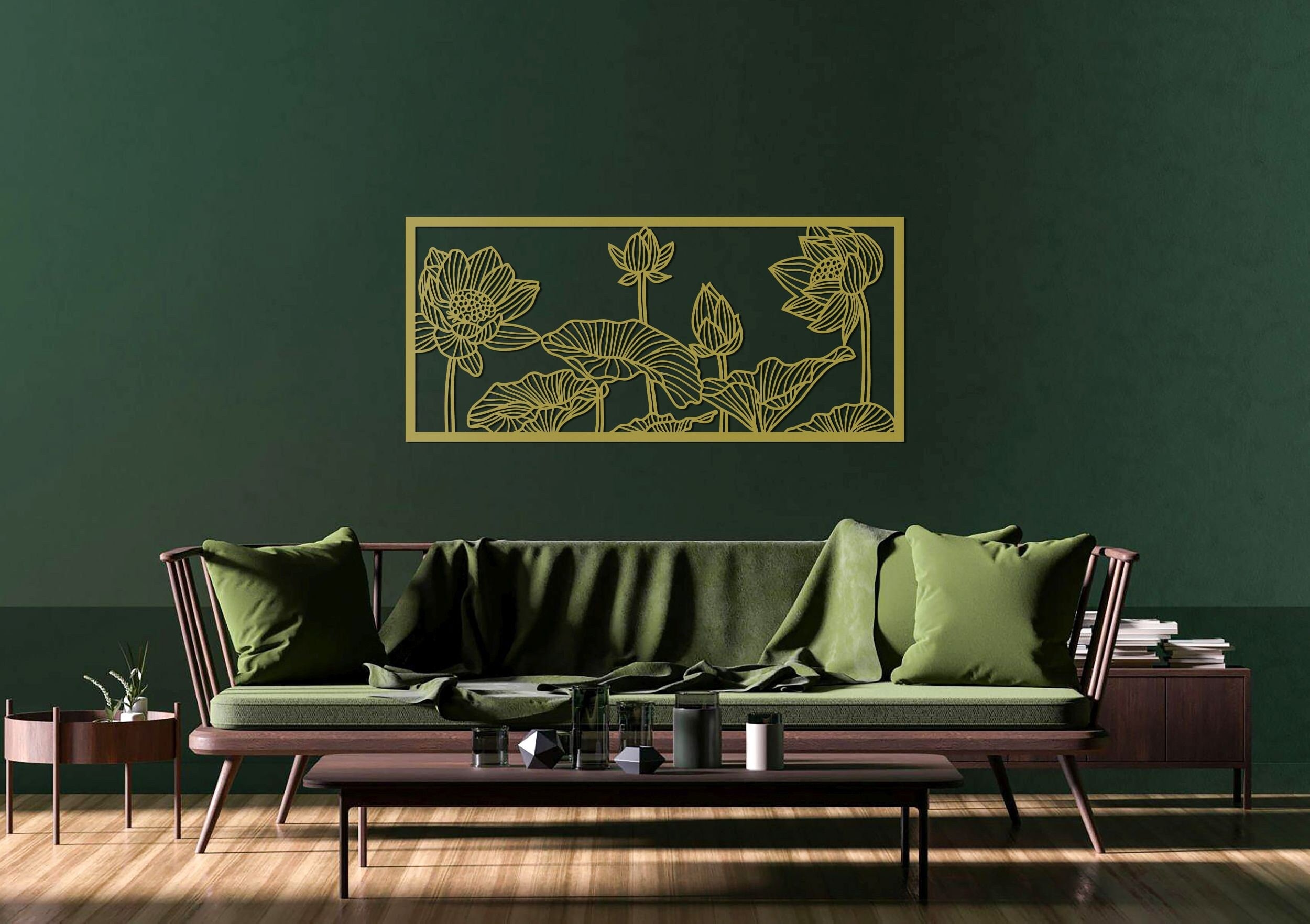 Metal Lotus Flower Wall Art Metal Wall Decor Large Outdoor - Etsy