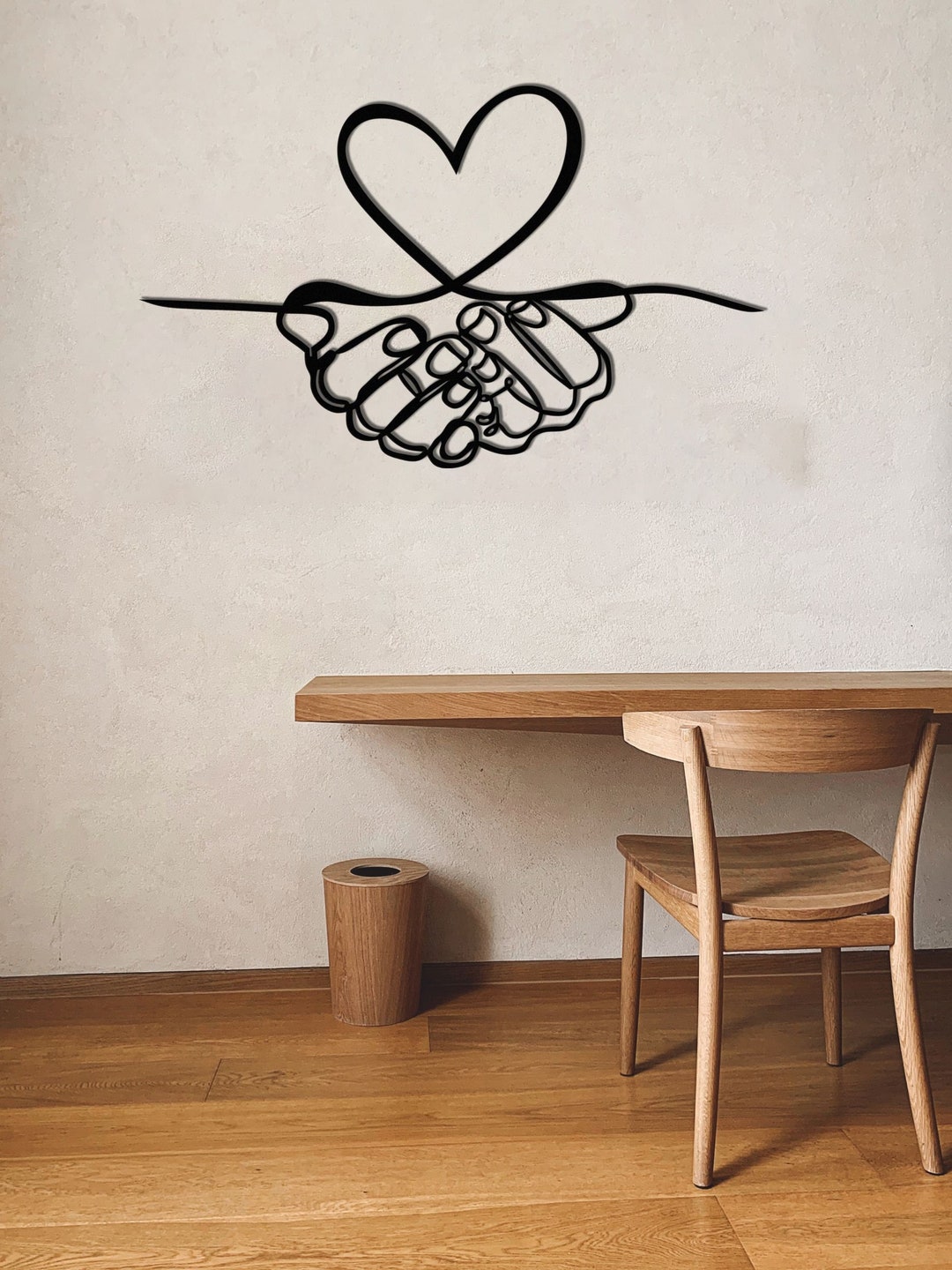 Love in Hand Wall Decor, Metal Wall Art, Infinity Wall Art, Home ...