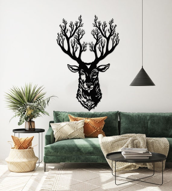 Decalcomania Della Testa Di Cervo