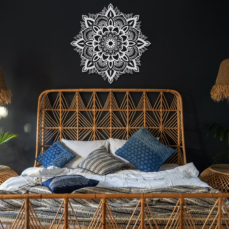 Mandala Wall Art Bohemian Wall Decor Outdoor Wall Decor - Etsy