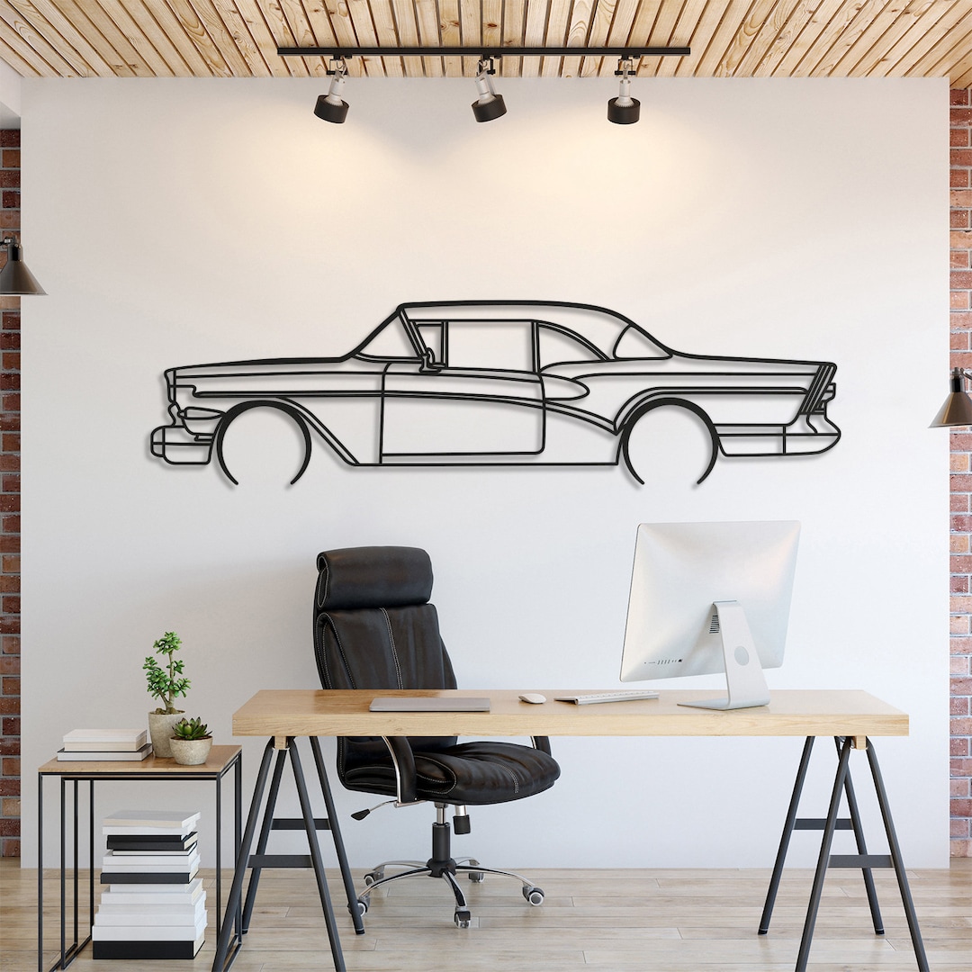 Metal Car Wall Art, Car Guy Gift, Car Wall Art, Metal Wall Art, Car ...