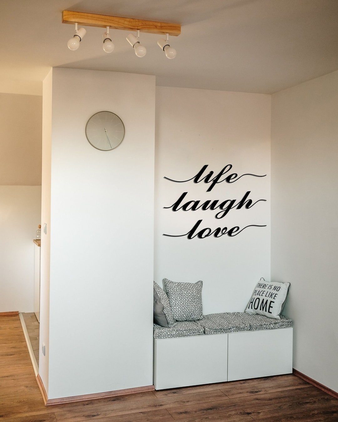 Life Laugh Live Wall Decor, Metal Wall Art, Valentines Day Gift, Gift ...