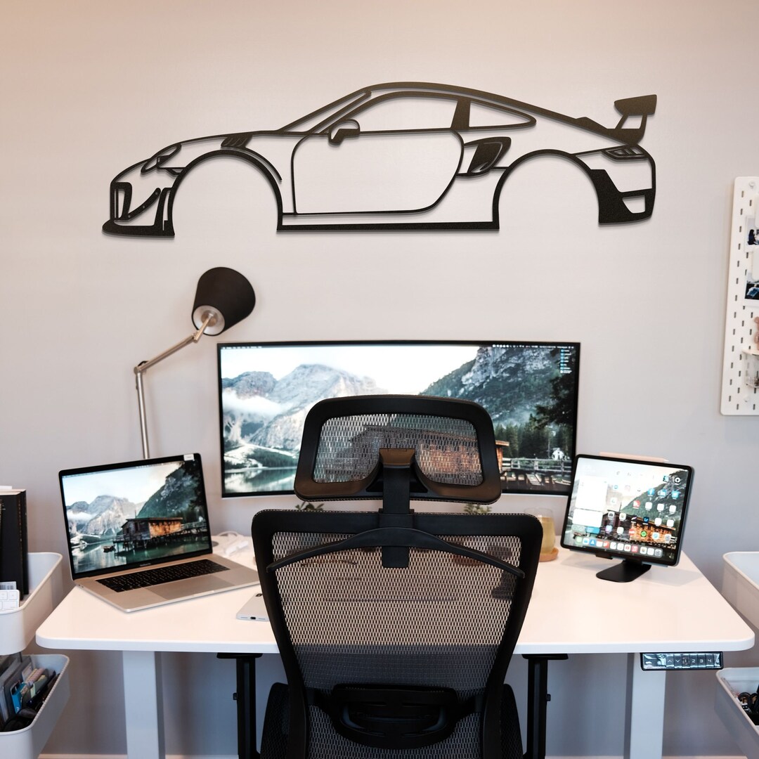 Metal Car Wall Art, Car Guy Gift, Car Wall Art, Metal Wall Art, Car ...