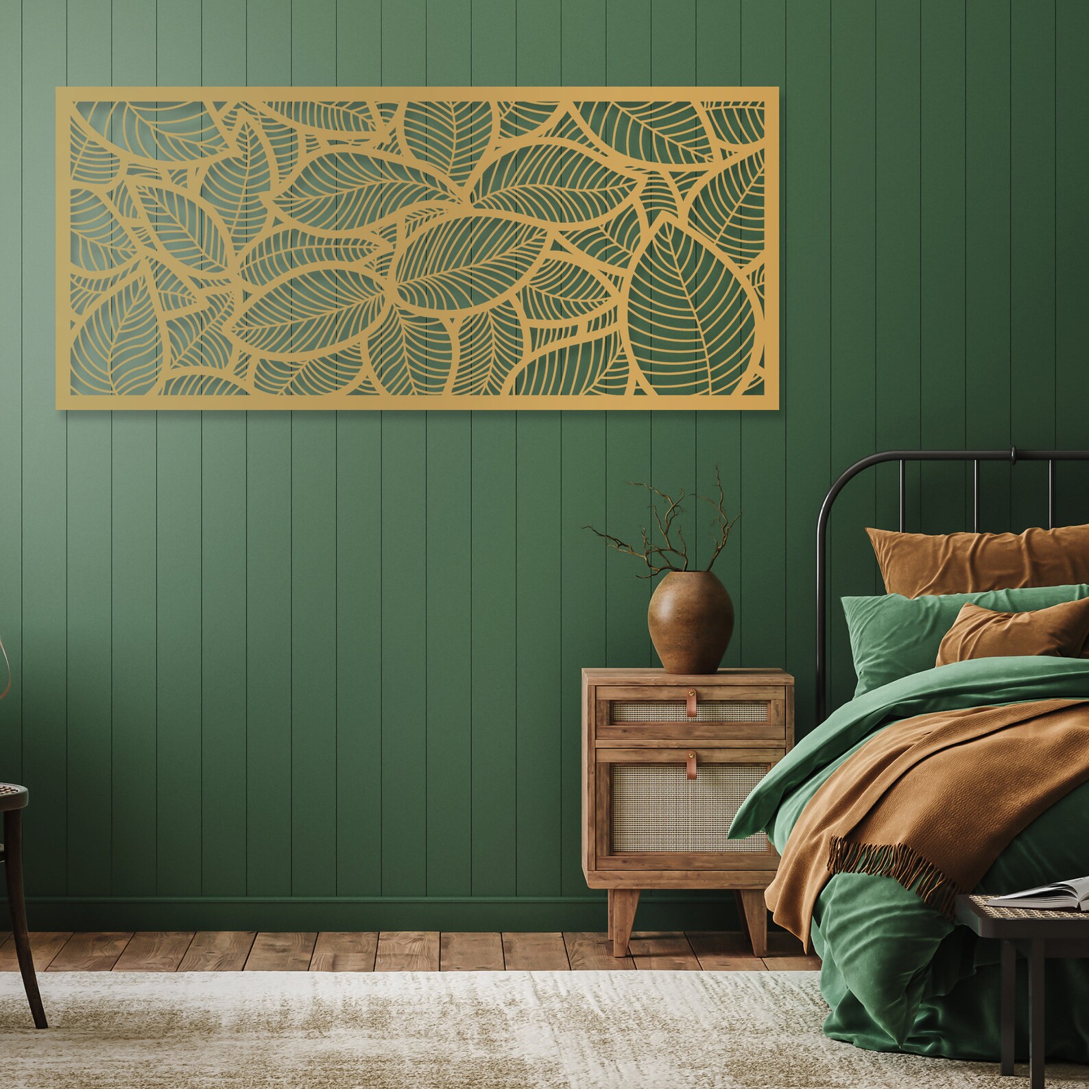 Leaf Wall Decor Metal Art Decor Large Wall Art Monstera | Etsy