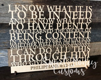Laser Cut Bible Verse | Etsy
