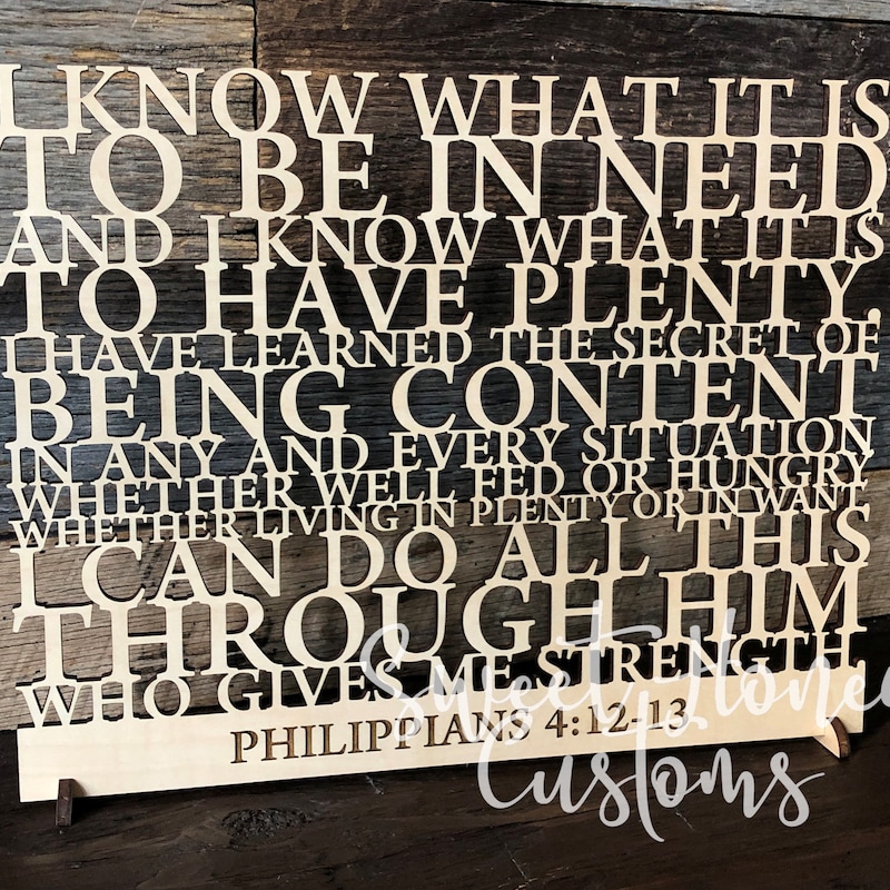 Bible Verse Plaque - Etsy