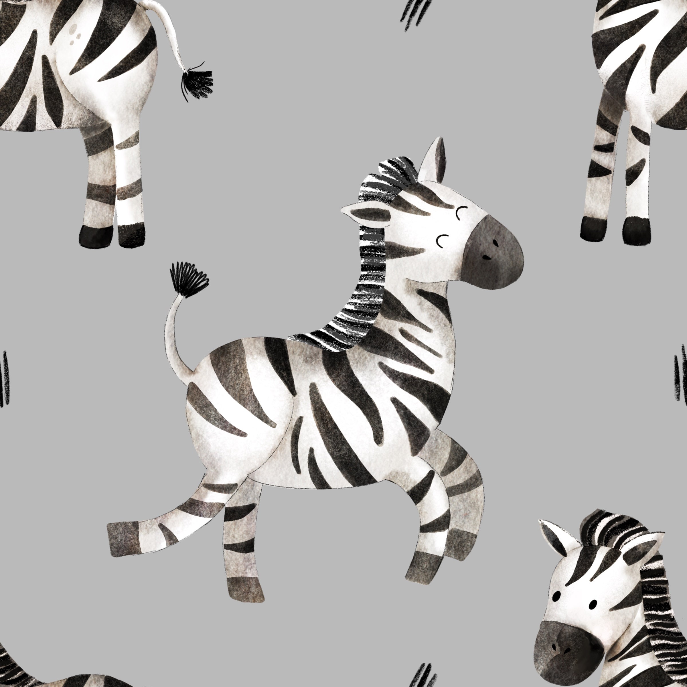 Zebra Pattern and Matching Coordinate Pattern, Baby, Seamless Pattern ...