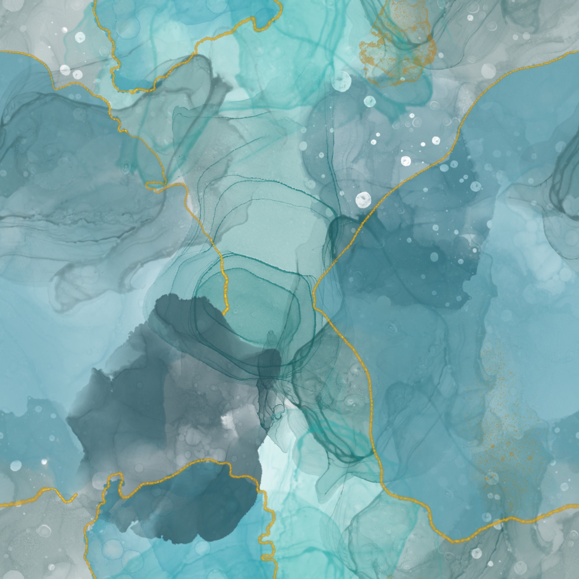 Alcohol Ink Effect Blue, Seamless Pattern, Surface Pattern, Non ...