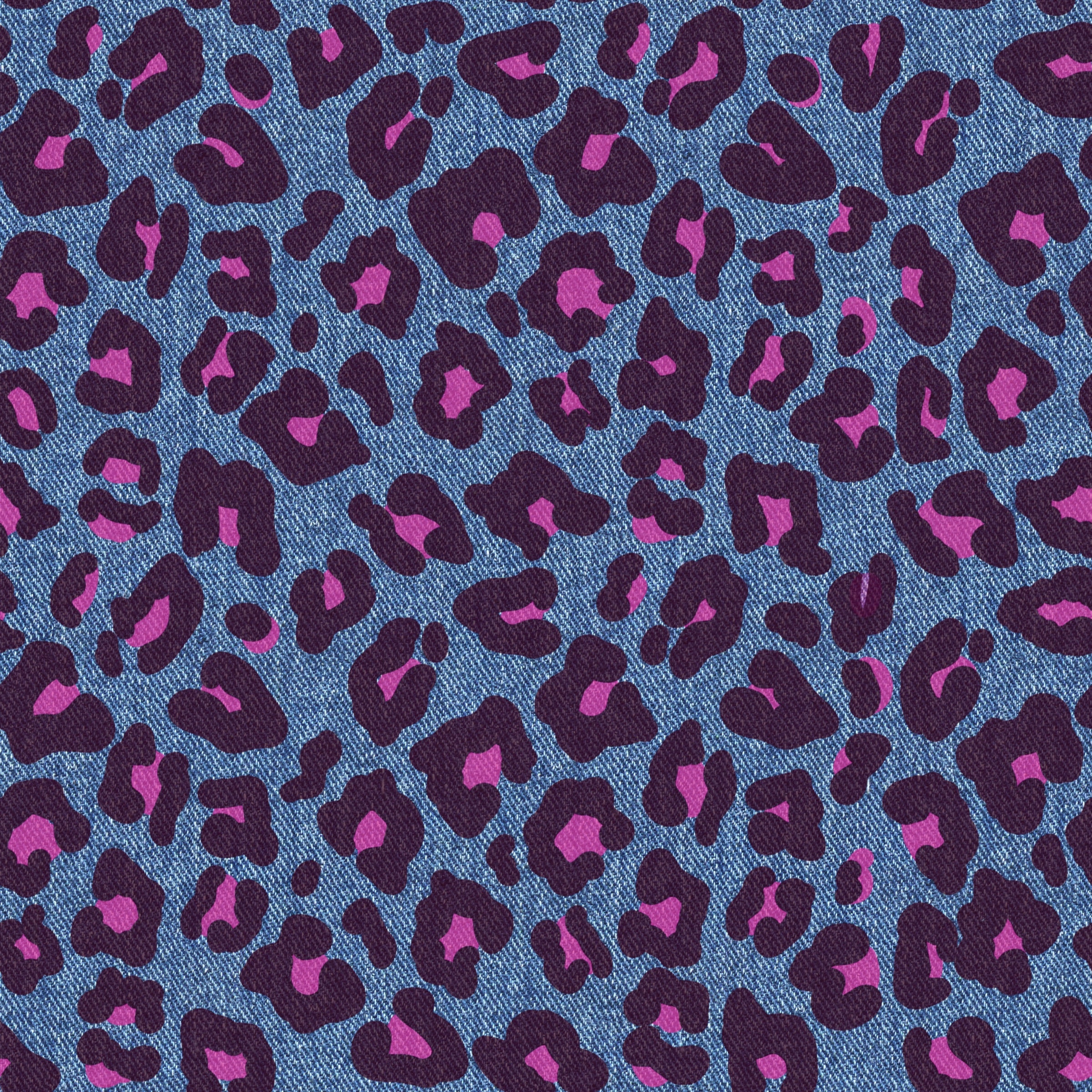Denim Leopard Print, Seamless Pattern, Surface Pattern, Non Exclusive ...