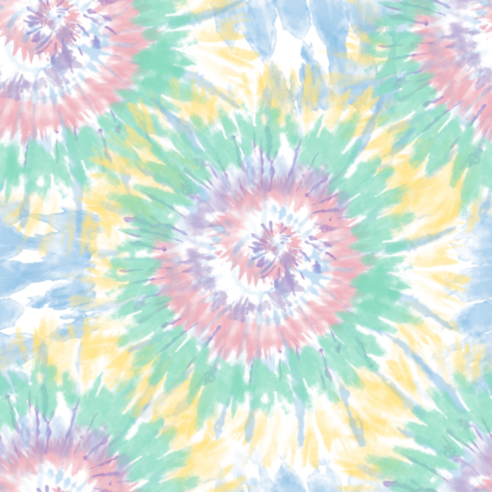 Pastel Tie Dye, Seamless Pattern, Surface Pattern, Non Exclusive ...