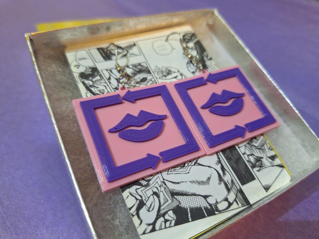 Ermes Sticker Earrings | 3D Printed Keychain Phone Charm | Hermes Kiss ...