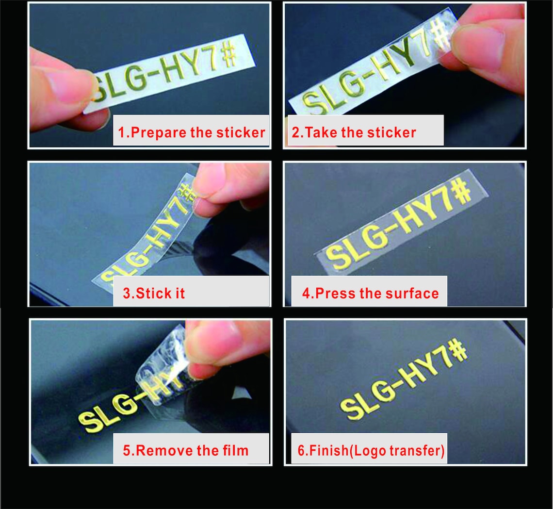 Custom 3d Logo Metal Transfer Stickers, UV Adhesive Sticker ...