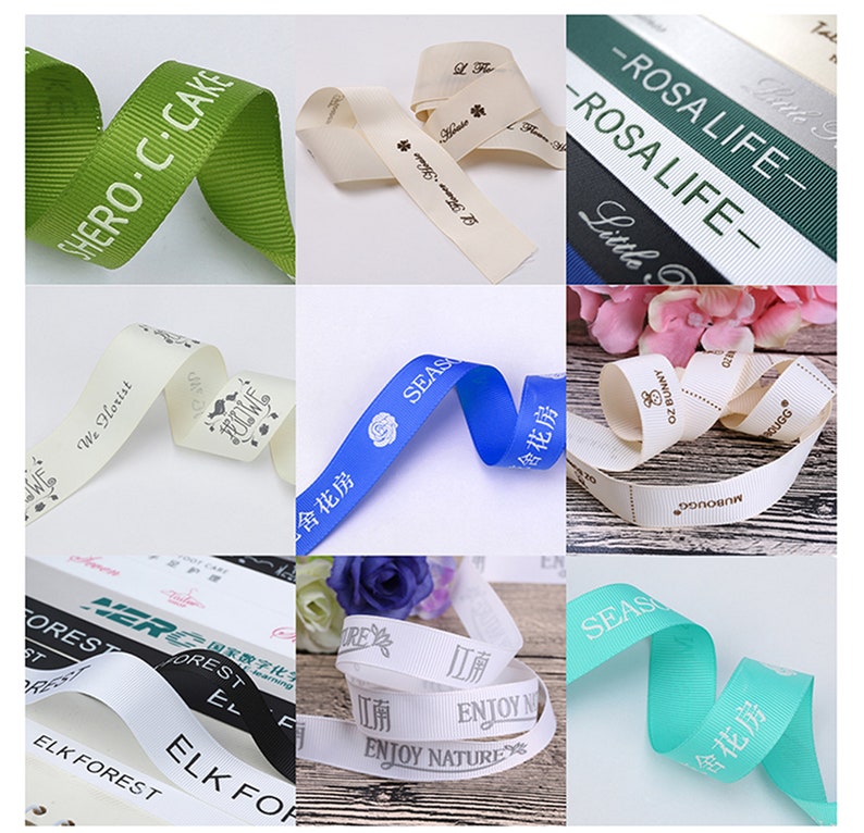 Customized Grosgrain Ribbon 1.0 Inch Width 100yards Roll - Etsy