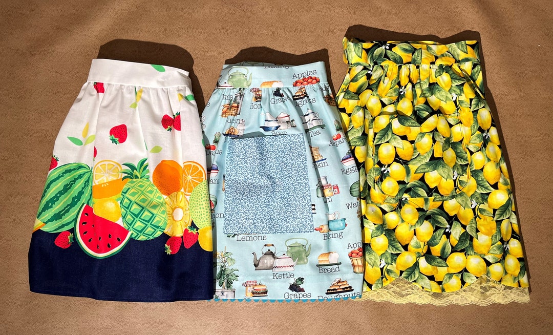 Ladies' Kitchen Apron - Food - Lemons - Fruit Salad - Cooking - Adult ...