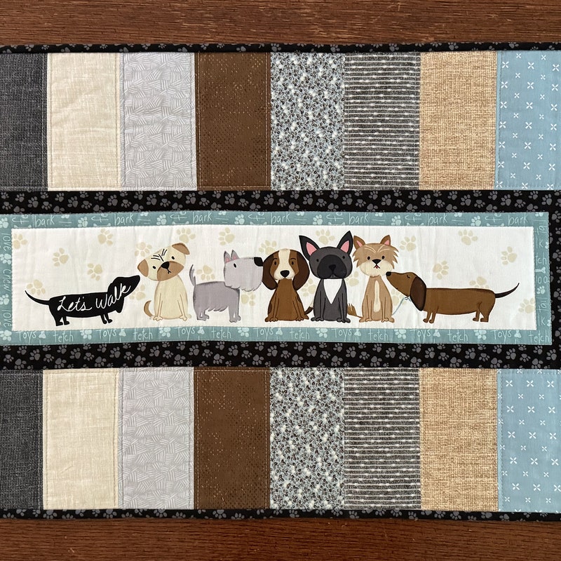 Dogs Table Runner - Etsy