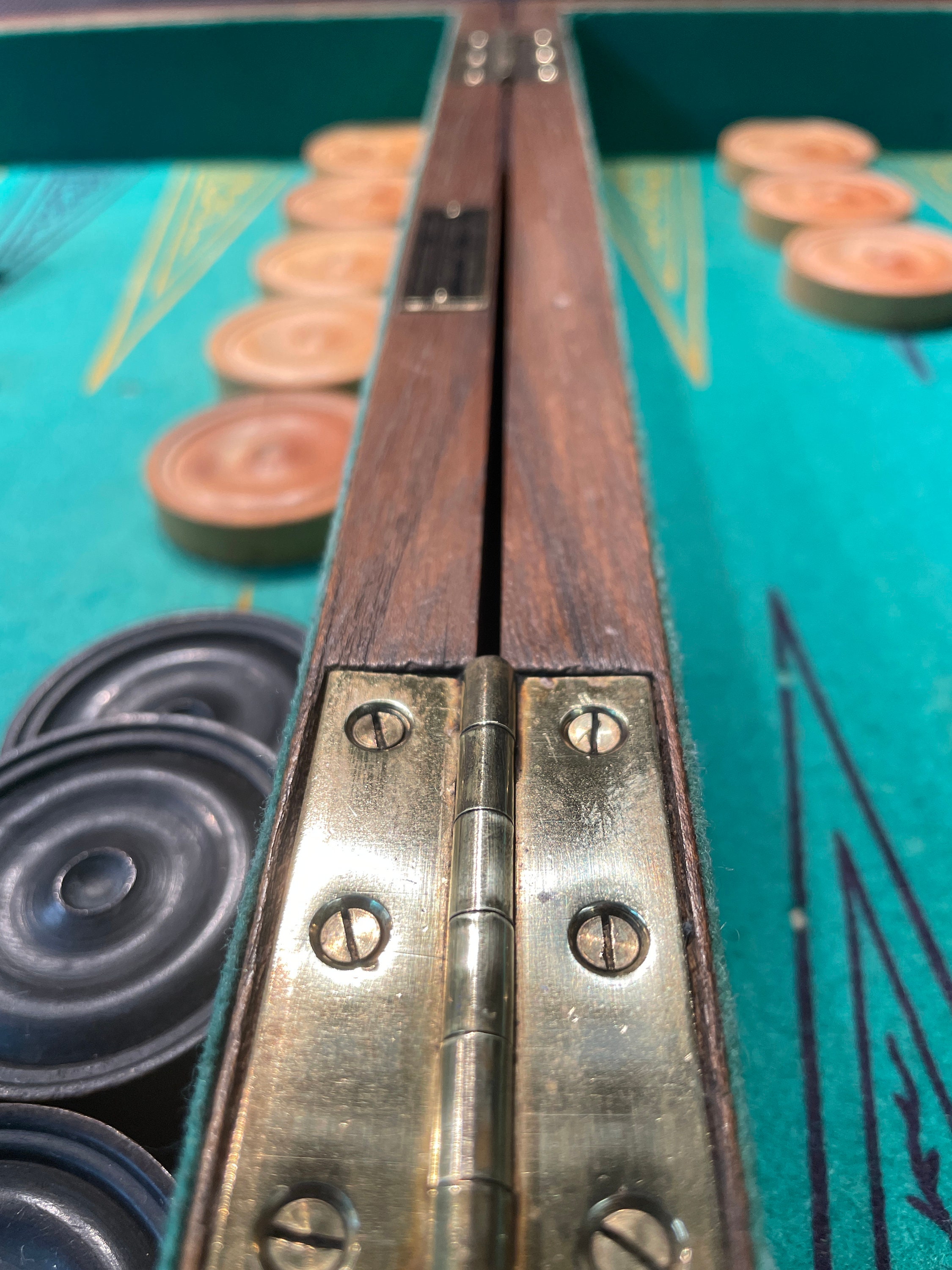 Pretty 1950s Backgammon Board From Belgium - Etsy