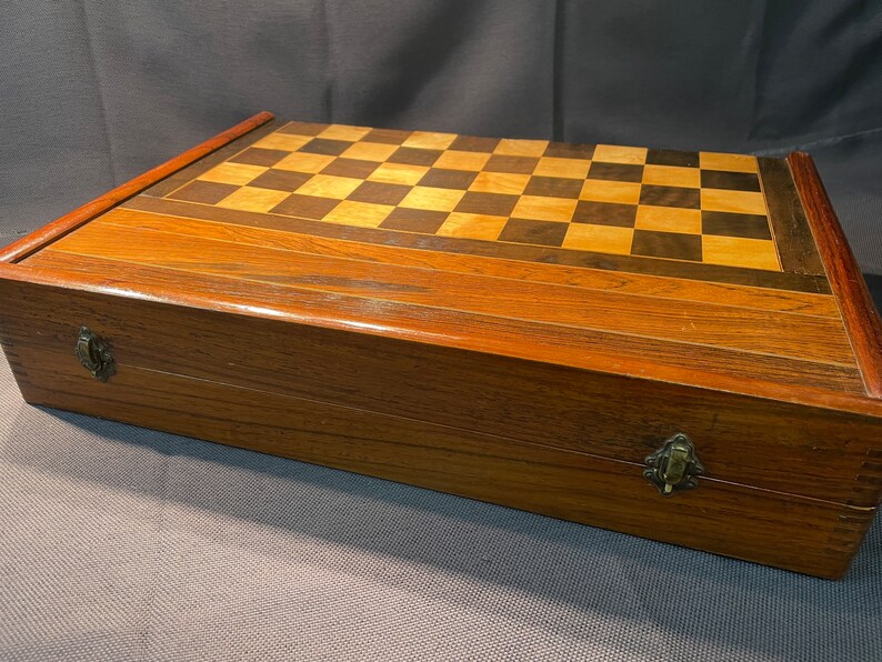 Handsome French Antique Backgammon Game Circa 1890-1900 With - Etsy