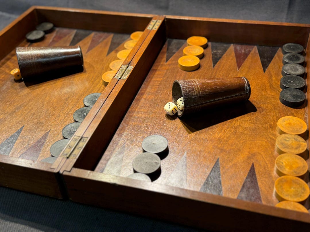 Charming French 'rustic' Backgammon Game From Around 1920-1930 - Etsy