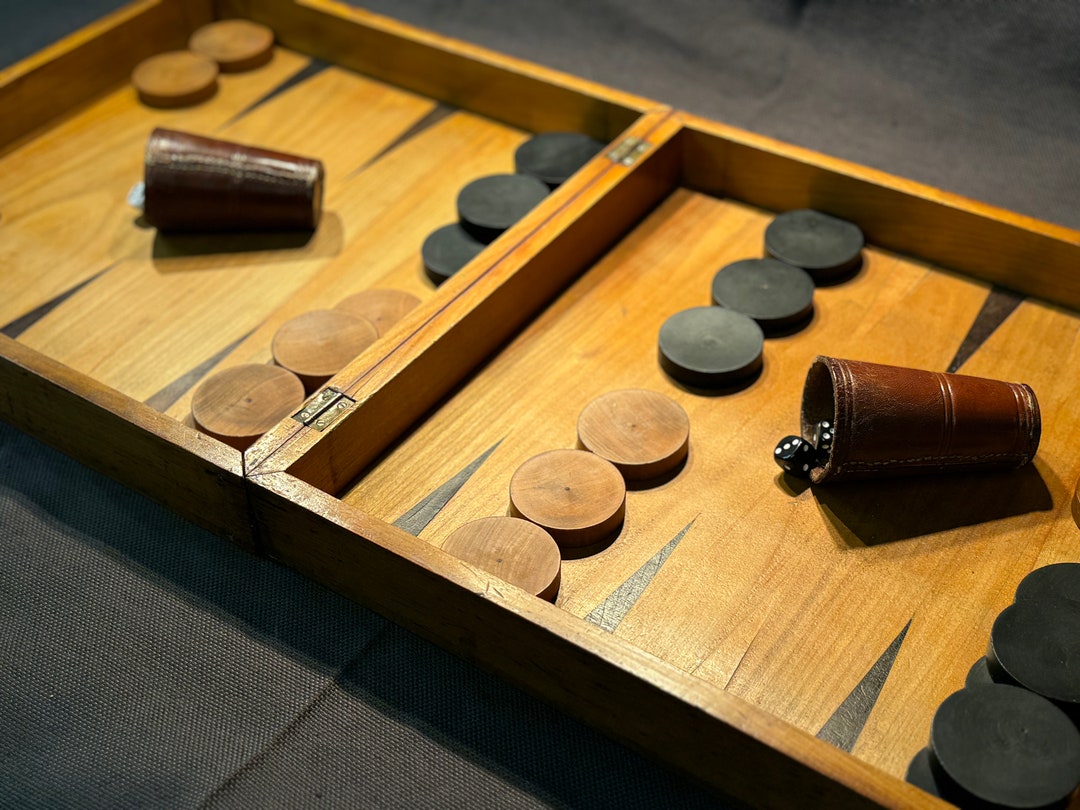 Pretty French Walnut Backgammon Board, Circa 1930 - Etsy