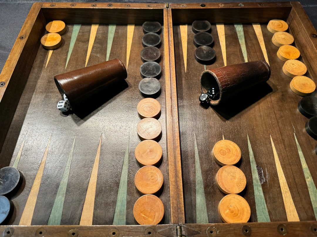 Early 20th Century Backgammon Board With a History - Etsy