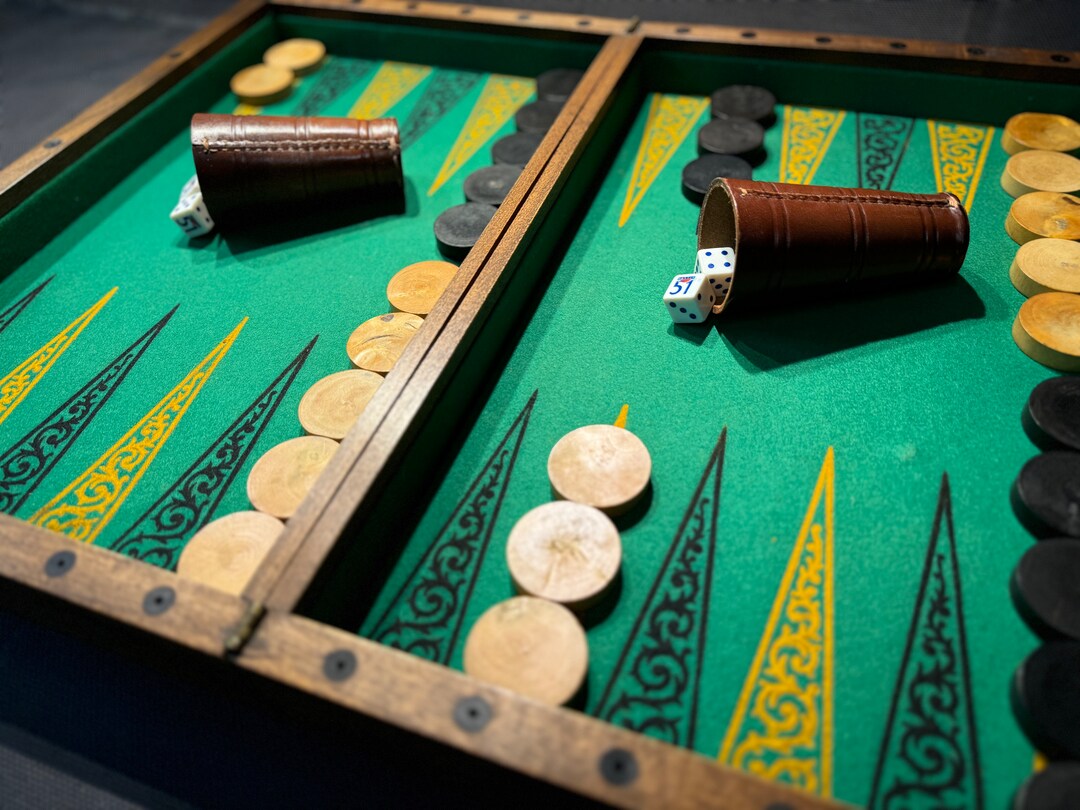 Rare Antique French Café Backgammon Game Sponsored by pastis 51, 1950s - Etsy