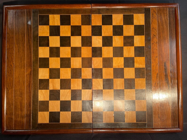 Handsome French Antique Backgammon Game Circa 1890-1900 With - Etsy