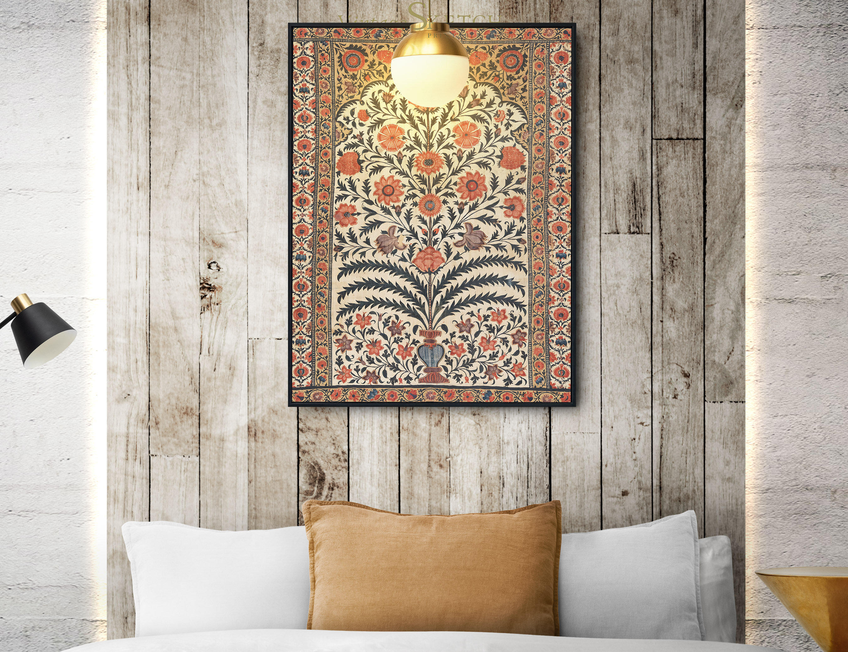 Printable Vintage Mosque Wall Art, Islamic Wall Art, Muslim Home Decor ...