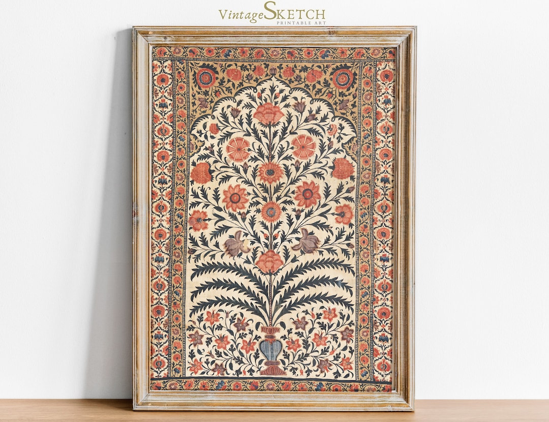 Printable Vintage Mosque Wall Art, Islamic Wall Art, Muslim Home Decor ...