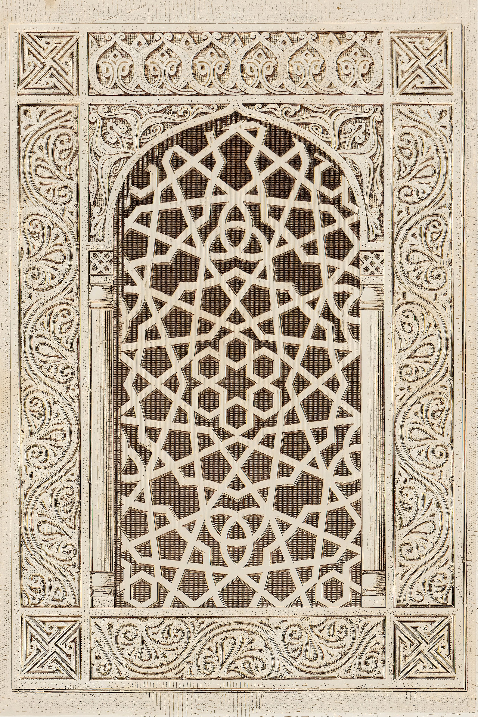 Printable Vintage Mosque Window Decor Wall Art, Mosque Home Decor ...