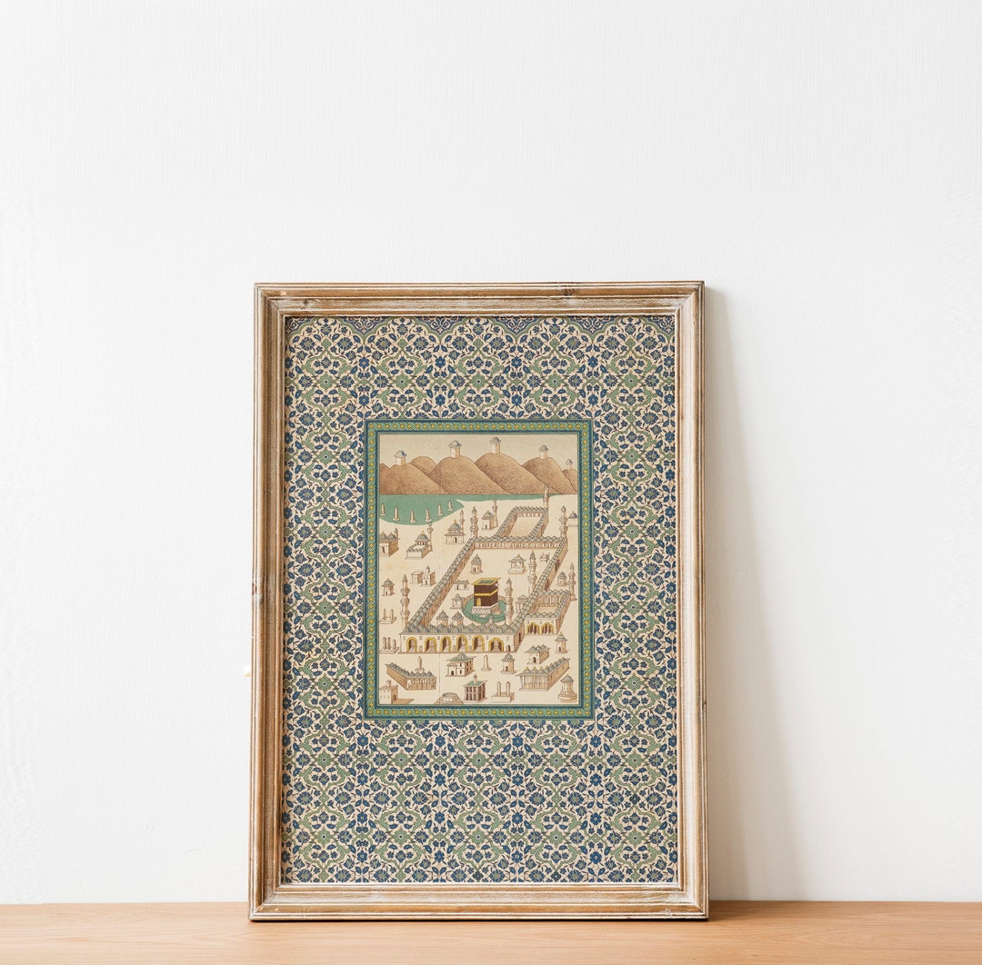 Printable Vintage Grand Mosque Mosque Digital Print Mosque - Etsy