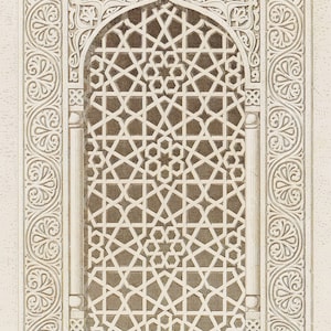 Printable Vintage Mosque Art Window Decor, Digital Print, Decor Mosque ...