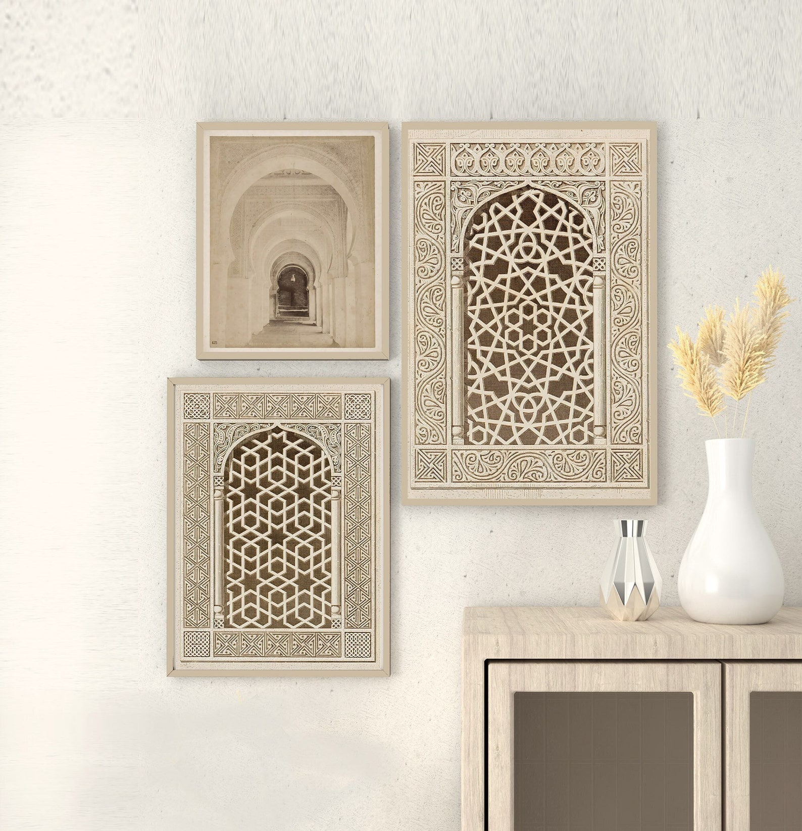 Printable Vintage Mosque Window Decor Wall Art, Mosque Home Decor ...