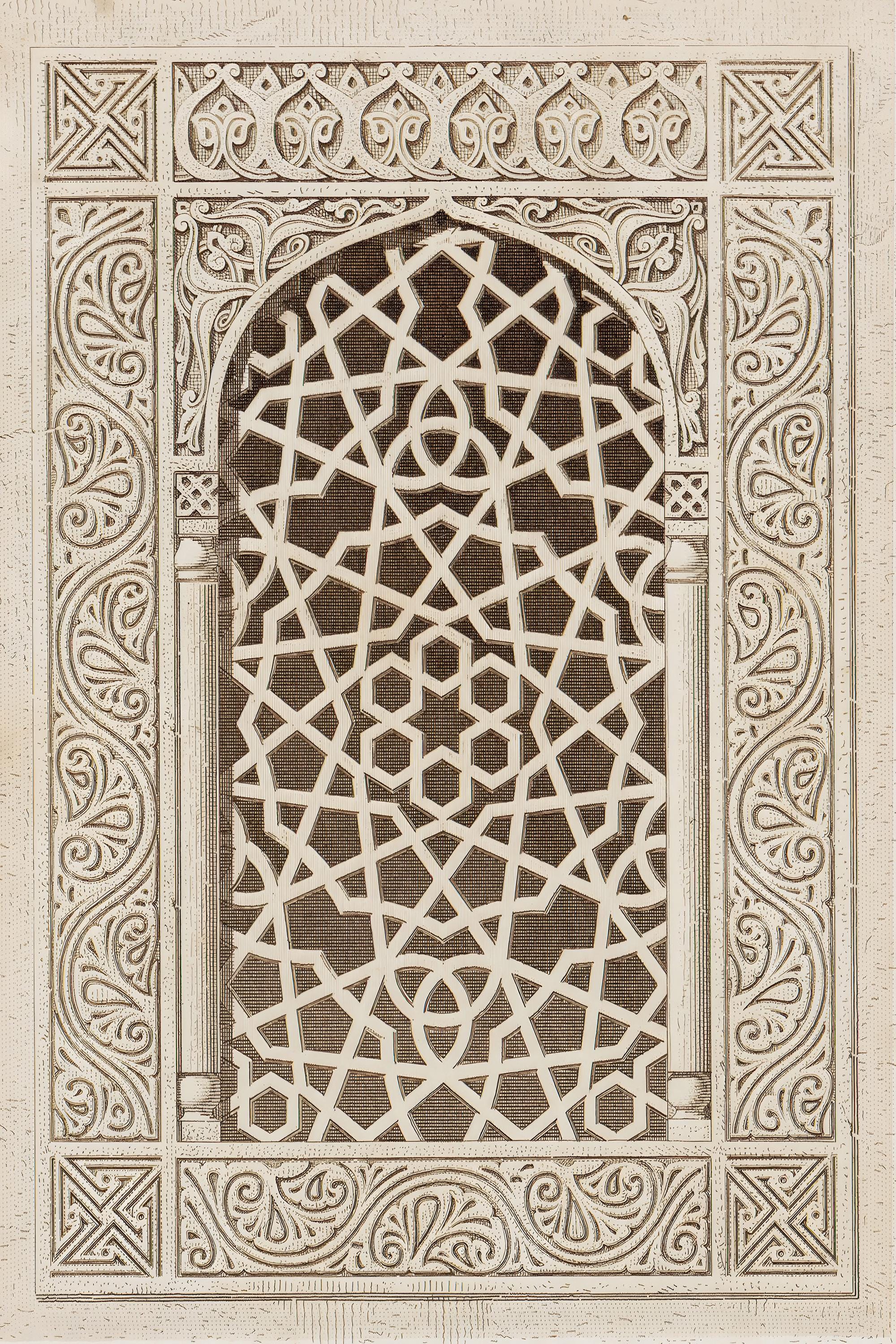 Printable Moroccon Mosque Window Decor Wall Art, Mosque Home Decor ...