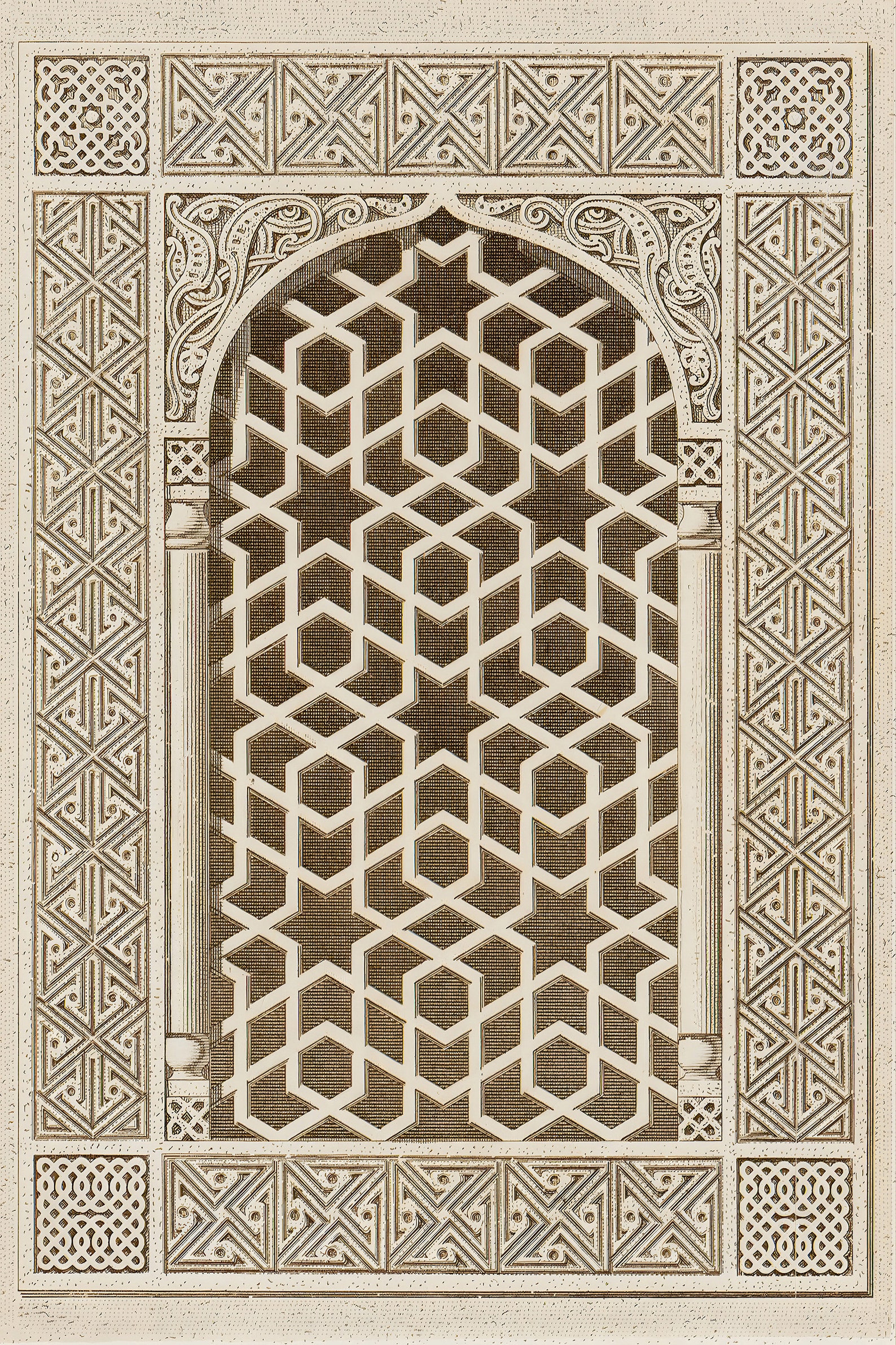 Printable Vintage Mosque Window Decor Wall Art, Mosque Home Decor ...