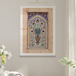 Printable Mosaic Mosque Wall Art, Islamic Wall Art, Muslim Home Decor ...