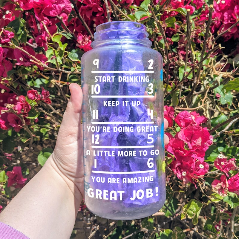 Motivational Water Bottle - Etsy