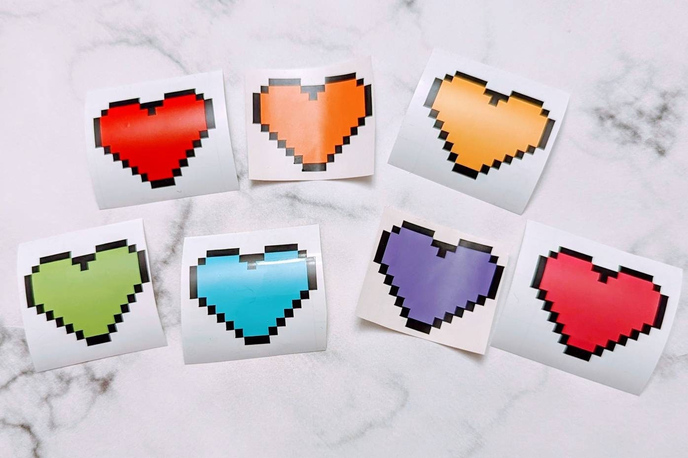 Pixel Heart Minecraft Template