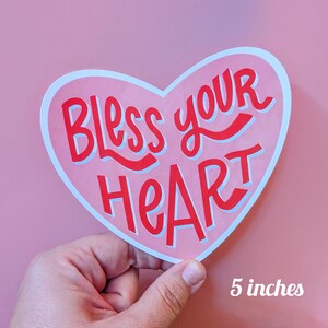 Bless Your Heart Sticker, Southern Quotes Sticker, Waterproof, Southern ...