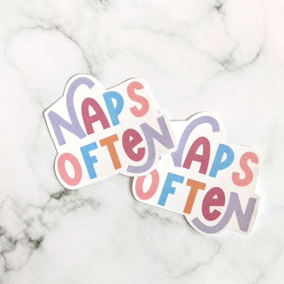 Naps Often, Naptime Sticker, Insomnia, Sleep, Nap Sticker, I Love Sleep ...