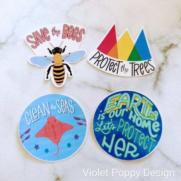 Nature Conservation Stickers - Etsy