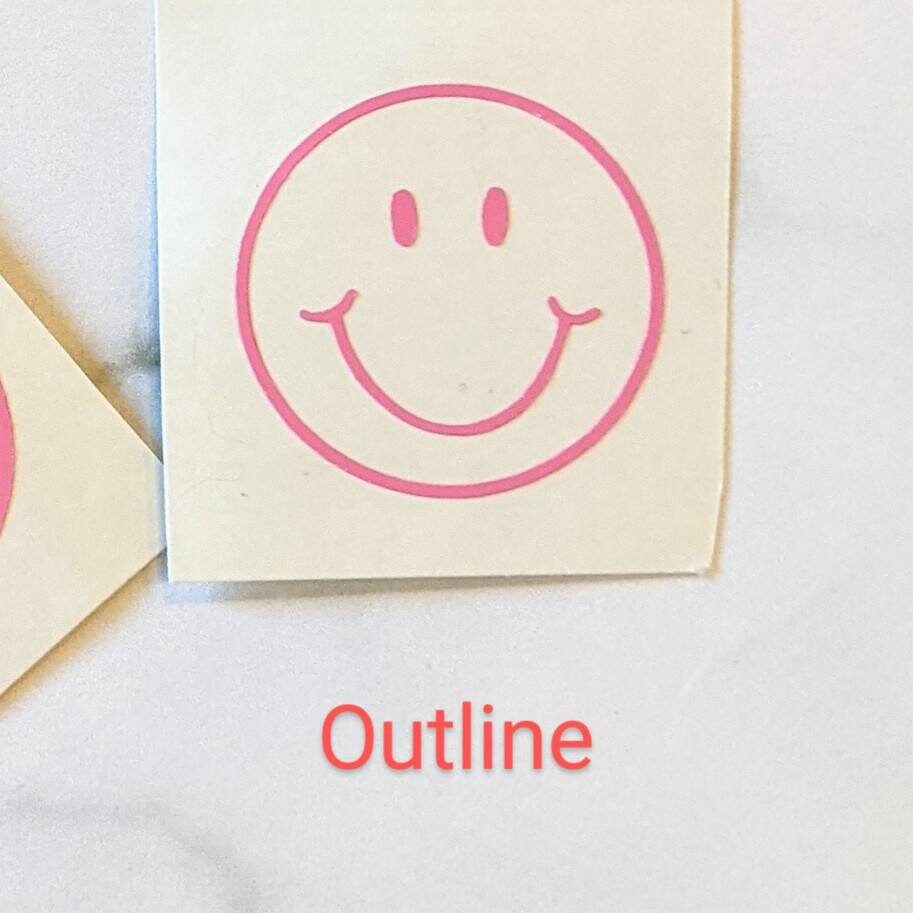 Smiley Face Decal Smile decal Smiley face vinyl decal smile | Etsy